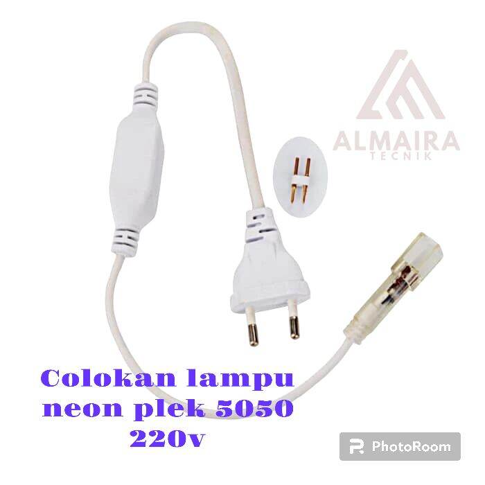 kabel colokan soket socket led slang 5050 220V Jack lampu strip F ...