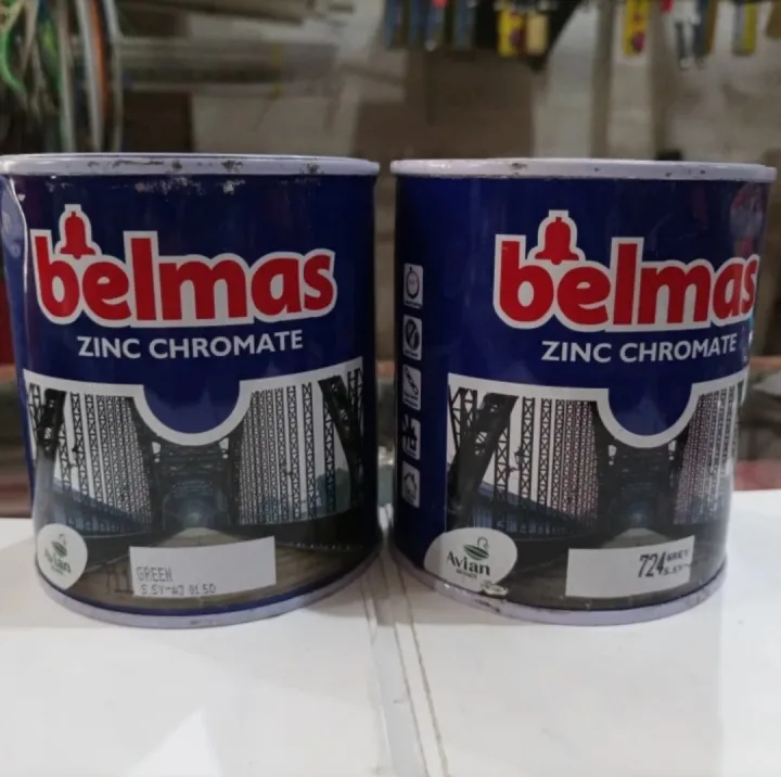 Cat Dasar meni besi dan kayu Belmas 1 kg Avian Zincromate Bellmas ...
