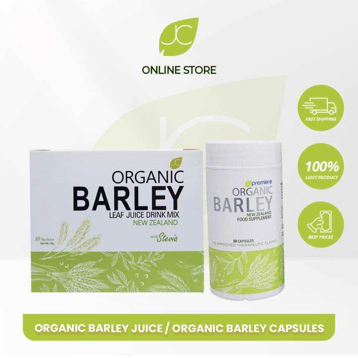 (COMBO) JC Organic Barley Juice & Barley Capsules | Lazada PH