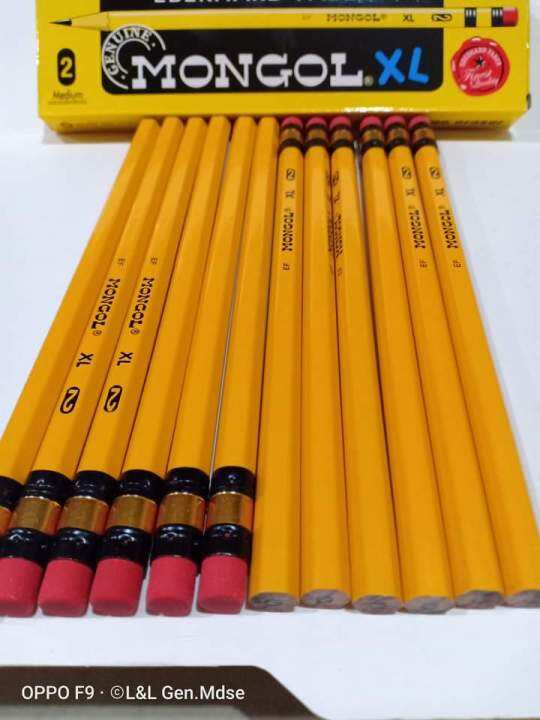 MONGOL XL no. 2 2b hardness graphite pencil/12 PCS | Lazada PH