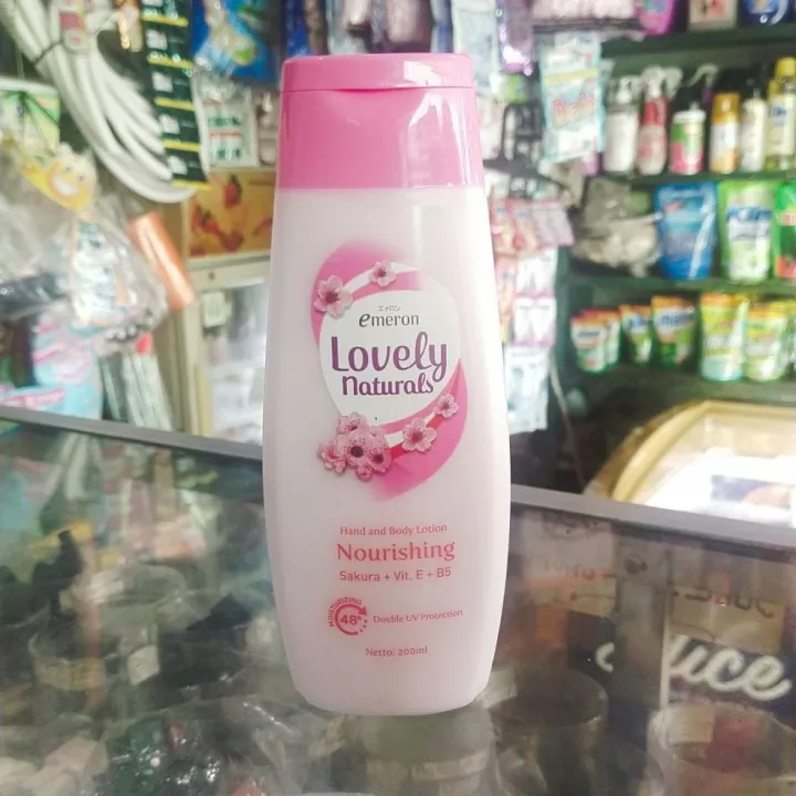 Emeron Lovely Naturals Hand Body Lotion 200 ml | Lazada Indonesia