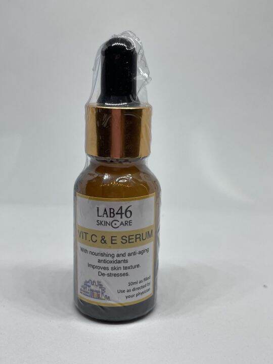 Lab 46 Vitamin C and E serum (latest packaging)10 ml and 15 ml with box ...