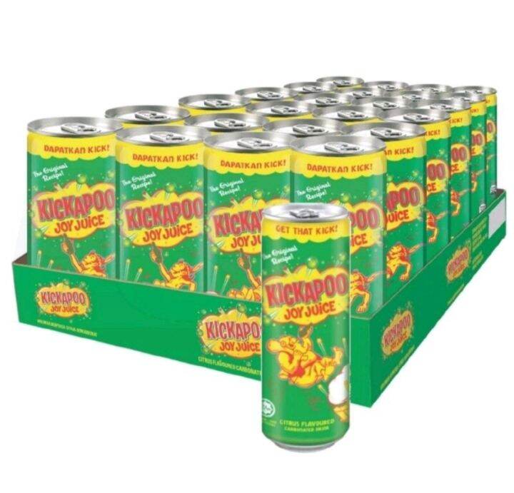 (ยกถาด) KICKAPOO JOY JUICE คิกคาปู้ เครื่องดื่มน้ำอัดลมนำเข้าจาก ...