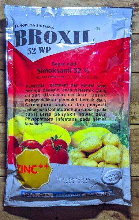 FUNGISIDA SISTEMIK BROXIL 52 WP isi 400 Gram | Lazada Indonesia