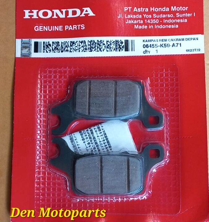 Honda Click V2 V3 Genuine Brake pad original | Lazada PH