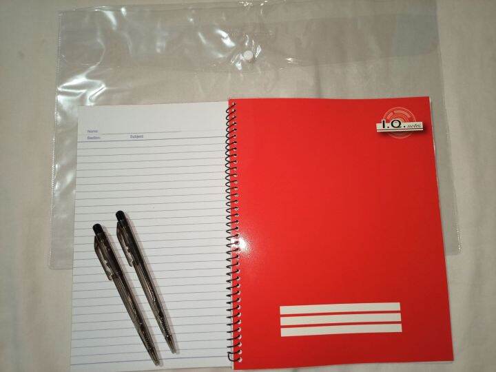 Big Notebook & Intermediate Pad w/ Ballpens | Lazada PH