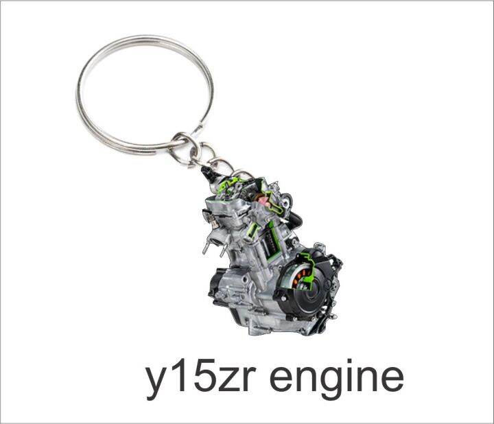 Yamaha y15zr engine enjin keychain 2d y15 | Lazada
