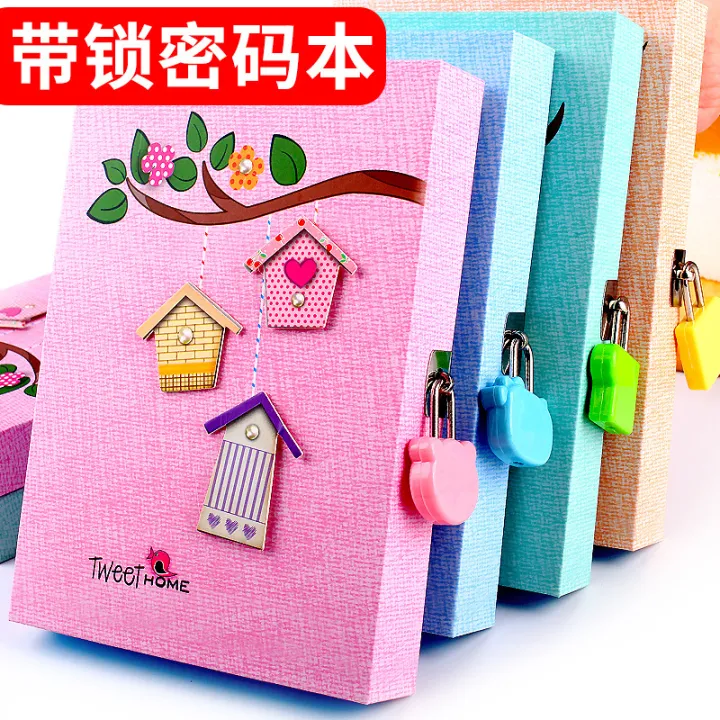 Elementary School Student Password Book with Lock Diary Reward Gift ...