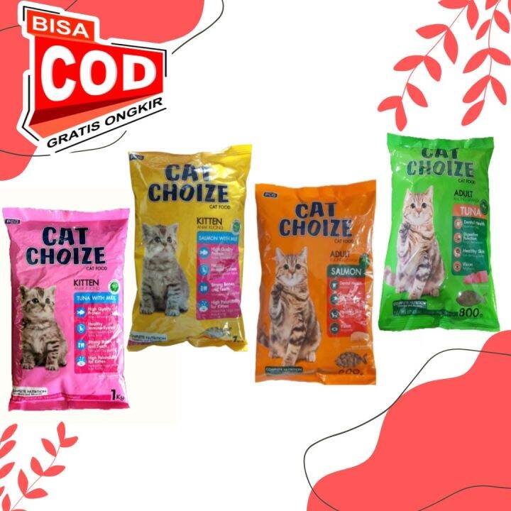 Cat Choize Adult Kitten 1kg Makanan Anak Kucing Cat Food Dry Cat Choize ...