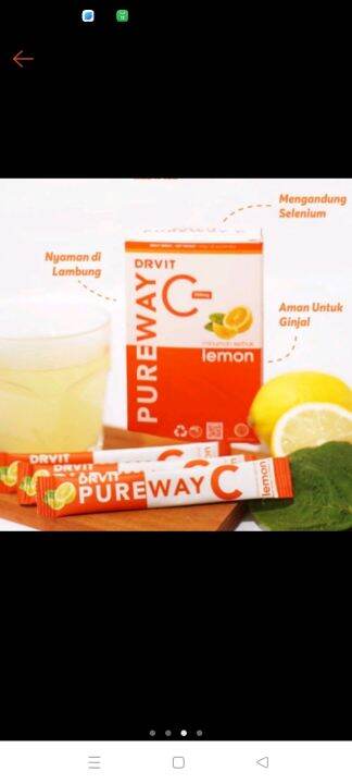 pureway c 🍋 500mg plus glutathione | Lazada Indonesia