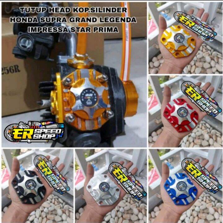 Tutup Head kop cop silinder grand supra prima star cnc alumunium ...