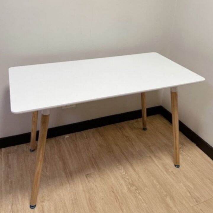 Eames Kaia Nordic Rectangular Wooden Family Dining Table for 4 People ...