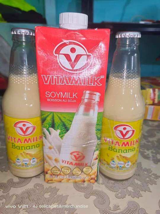 vitamilk 1liter pack free 2bottle | Lazada PH
