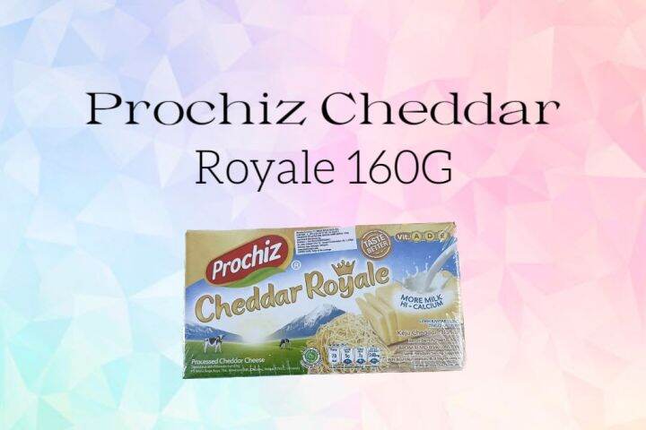 Prochiz Cheddar Royale 160g ｜Processed Cheddar Cheese | Lazada
