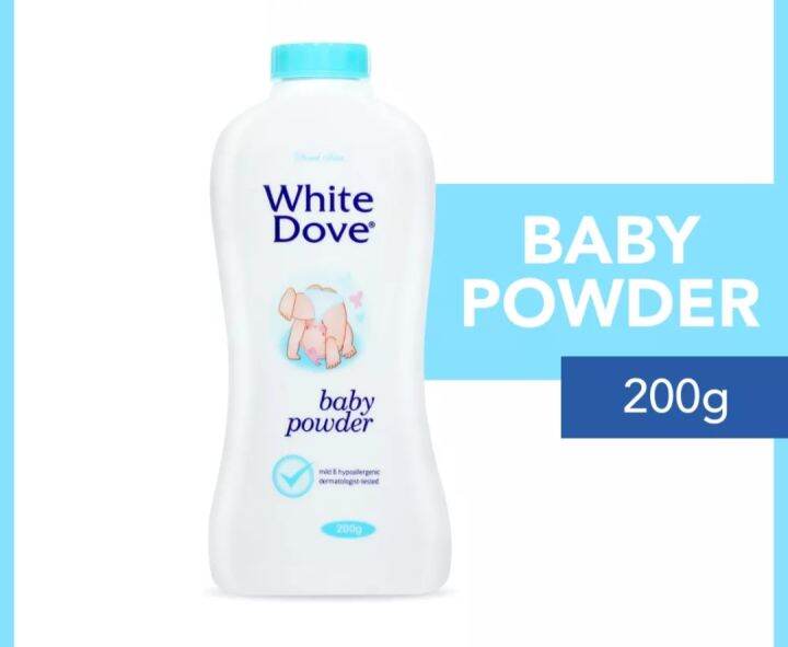 White Dove Baby Powder 200g mild and hypoallergenic | Lazada PH