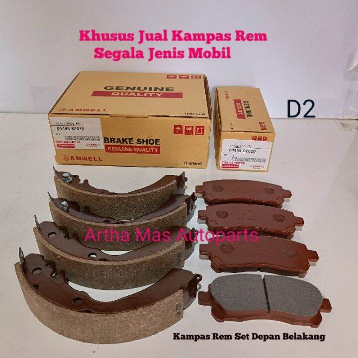 KAMPAS REM SET XENIA AVANZA KOMPLIT DEPAN BELAKANG XENIA | Lazada Indonesia