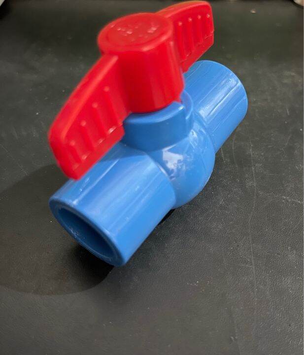 Pvc Ball valve blue plain available size 1/2 ,3/4 ,1 | Lazada PH
