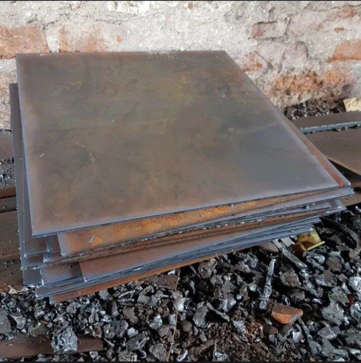 PLAT BESI HITAM tebal 5 mm ASLI BERBAGAI MACAM UKURAN KUALITAS POTONGAN ...