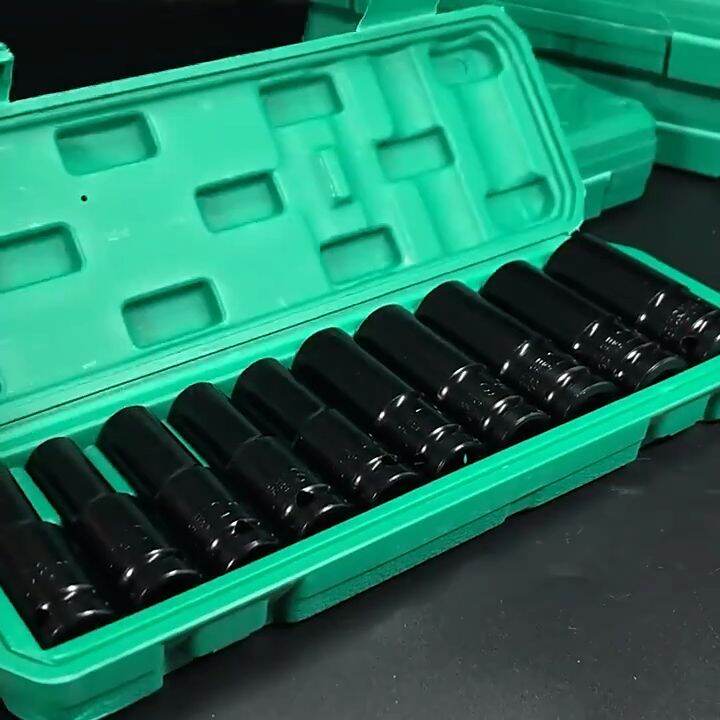 Reaim Impact Socket Set 10Pcs 1/2 Inch 8-24MM Set 10 Pcs kunci pas ...