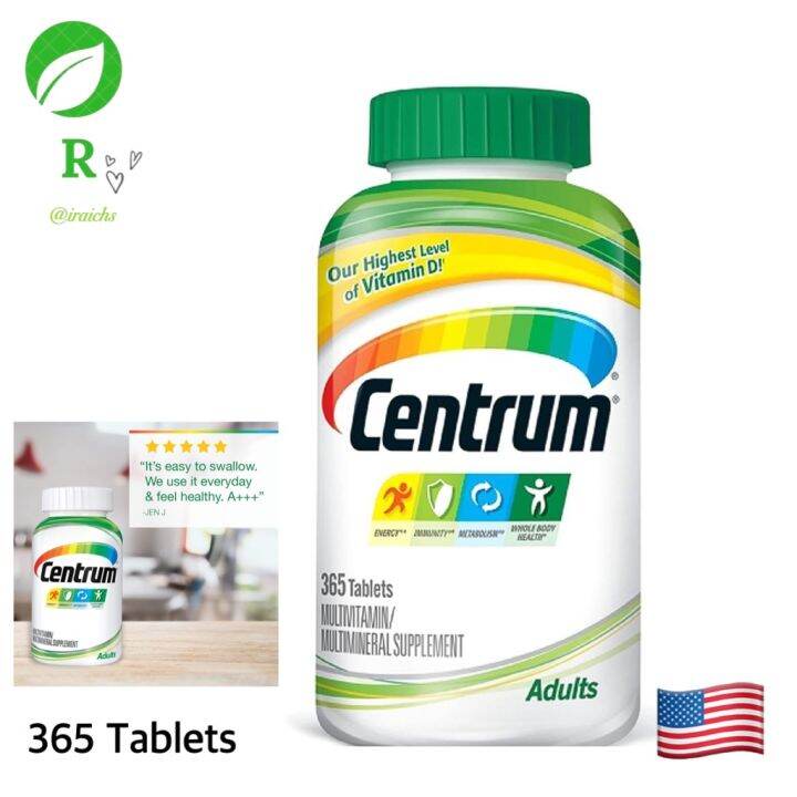 Centrum Adult Multivitamin/Multimineral Supplement with Antioxidants ...