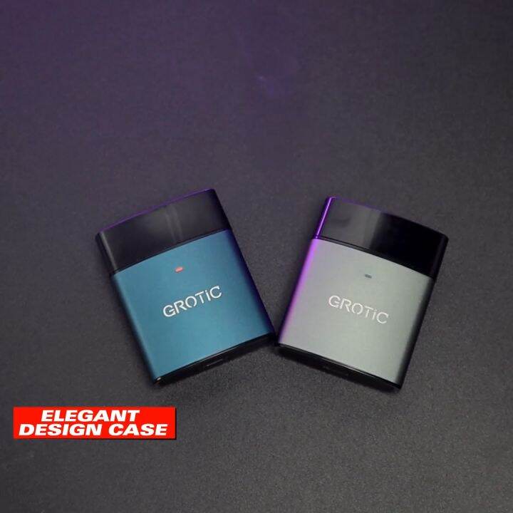 GROTIC Earphone Bluetooth TWS Headset Wireless Stereo Earbuds HiFi Bass ...