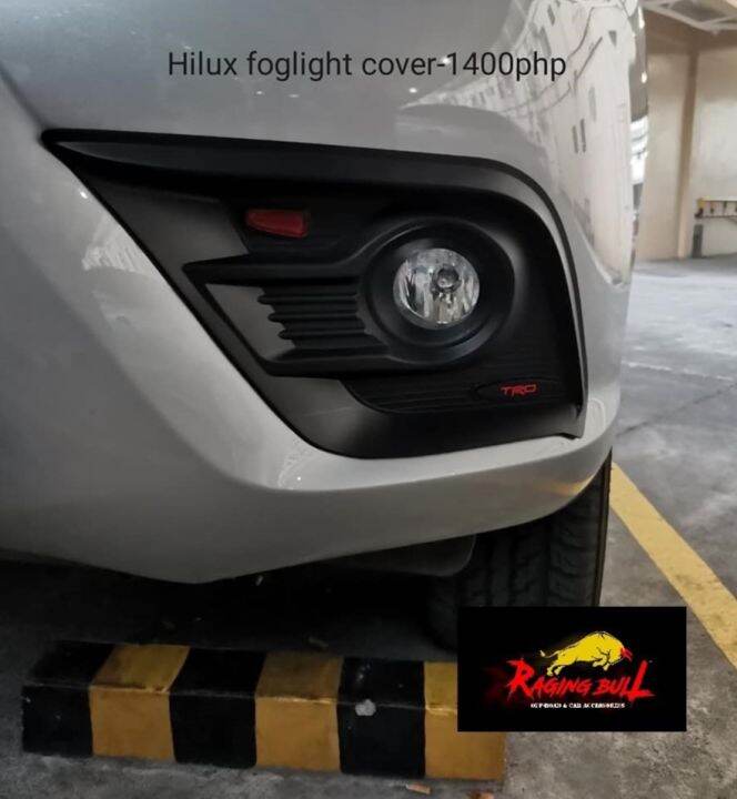 2015 - 2020 Hilux Revo TRD Fog Lamp Cover with Reflector - Matte black ...