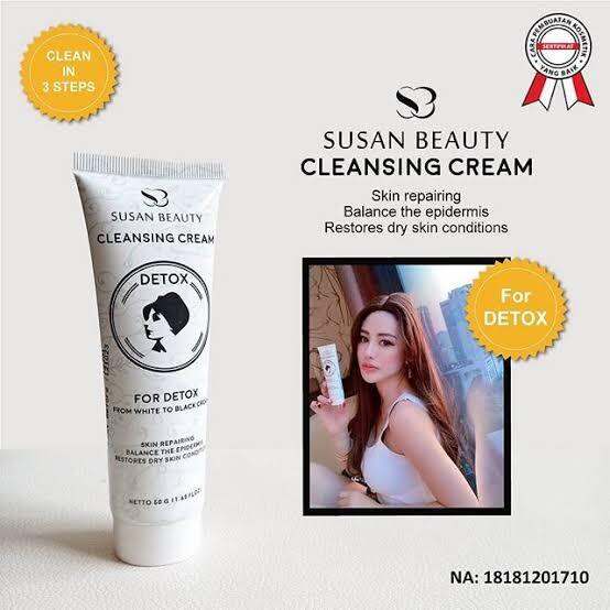 CREAM DETOX WAJAH susan beauty ORIGINAL | Lazada Indonesia