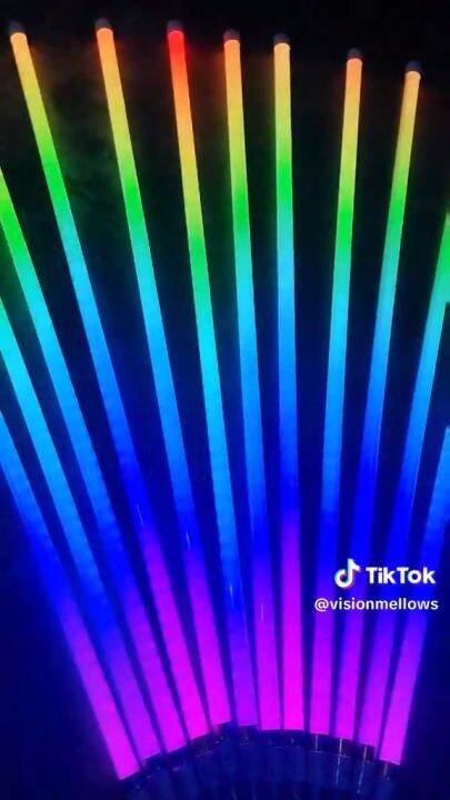 AC240v RGB LED Colour Change Light Tube Weatherproof 4ft T8 18W Multi ...