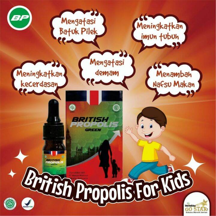BRITISH PROPOLIS GREEN UNTUK ANAK 100% ORIGINAL | Lazada Indonesia