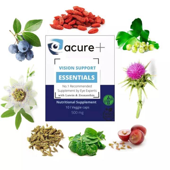 ACURE+/Capsules for Vision Natural Vision Support/10 capsules | Lazada PH
