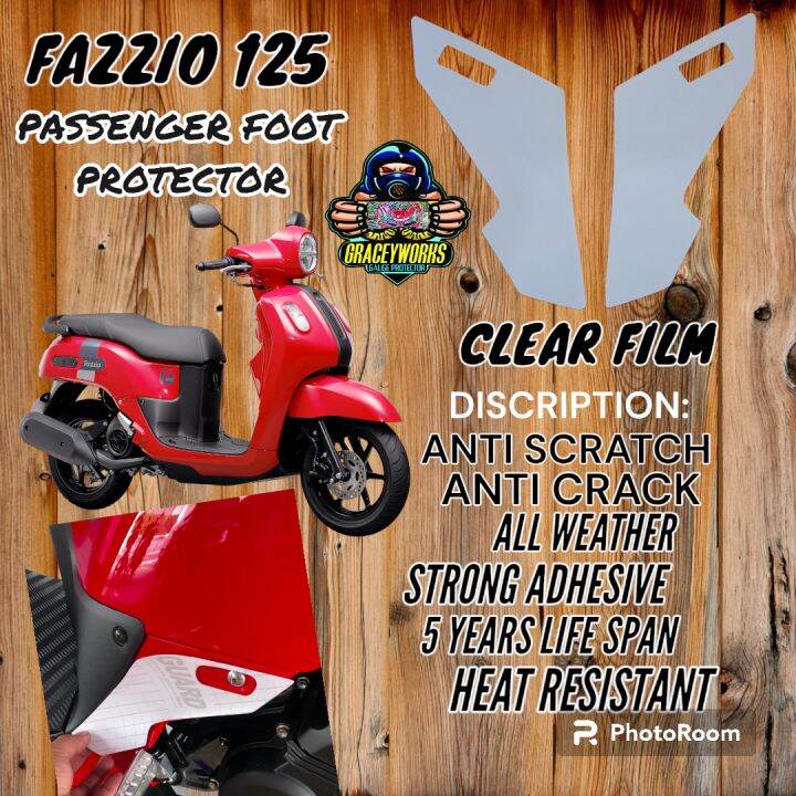 FAZZIO 125 PASSENGER PROTECTOR DECALS STICKER | Lazada PH