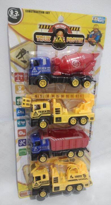mobil mobilan truck proyek isi 4 | Lazada Indonesia