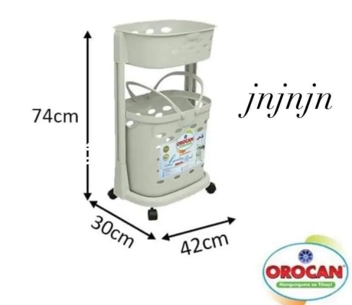 OROCAN LAUNDRY RACK WITH WHEELS 45x32x76cm | Lazada PH
