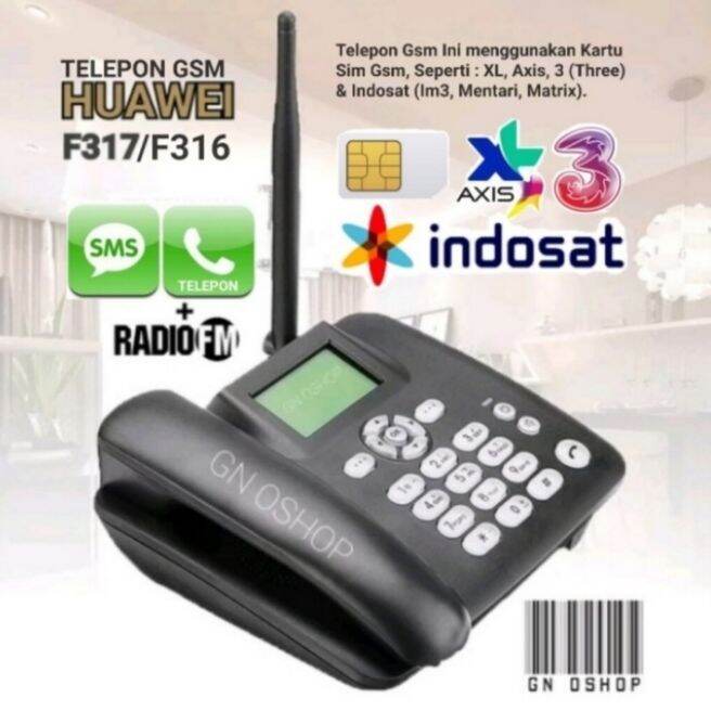 Telepon GSM Rumah Kantor Telp Telpon Telephone Wireless Phone GSM Sim ...