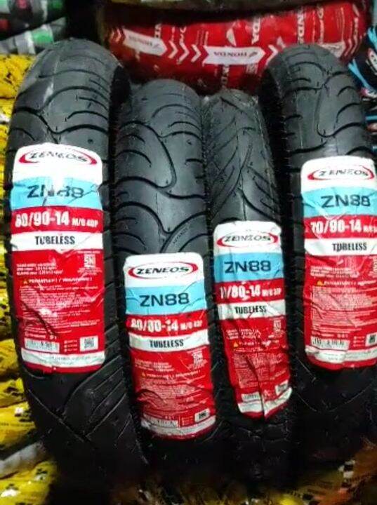 BAN TUBLES MATIC ZENEOS ZN88 (70/80 RING 14) ( | Lazada Indonesia