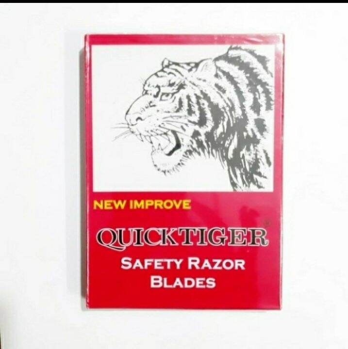 Silet Quick Tiger Safety Razor Blades 100 pcs | Lazada Indonesia