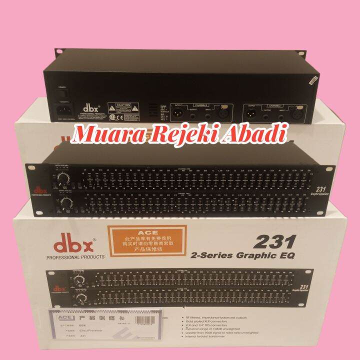 DBX 231 EQUALIZER DUAL CHANNEL 31 GRAPHIC EQ DBX231 | Lazada Indonesia