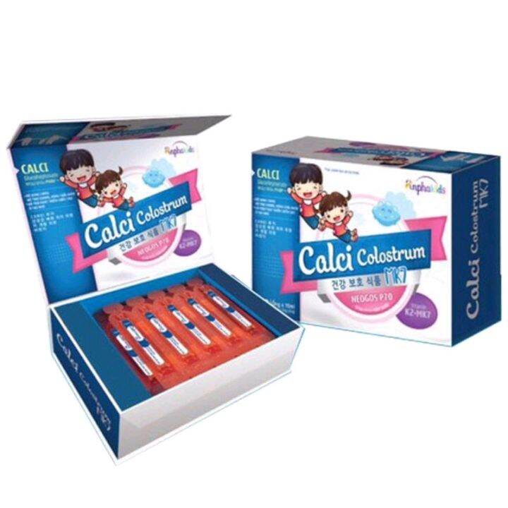 Calci Colostrum Mk7 hỗ trợ bổ sung Canxi, D3, Mk7 sữa non, giúp bé ngủ ...