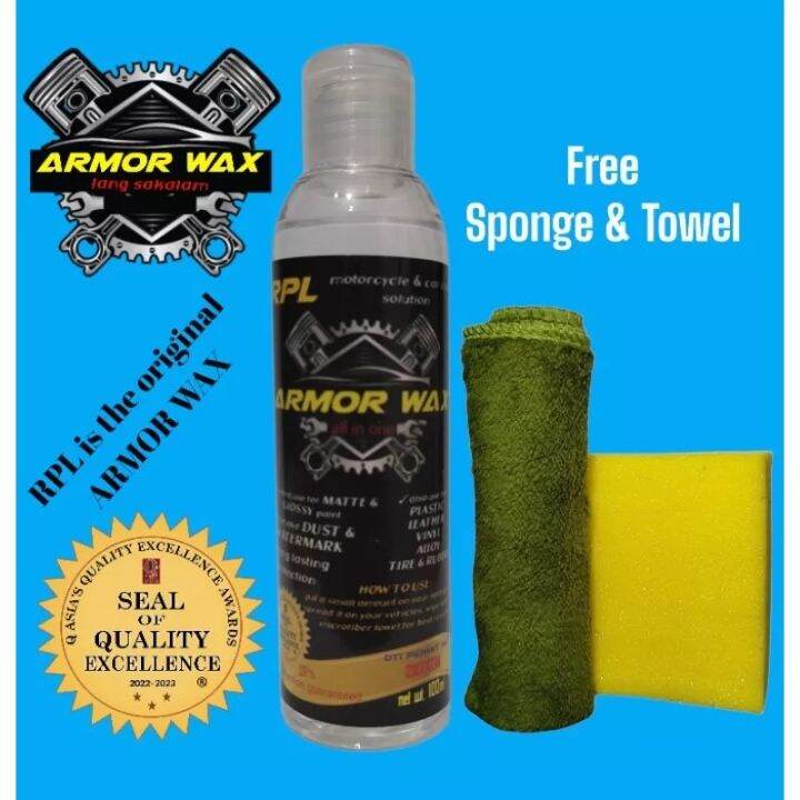 ARMOR WAX WITH FREEBIES 100ML | Lazada PH