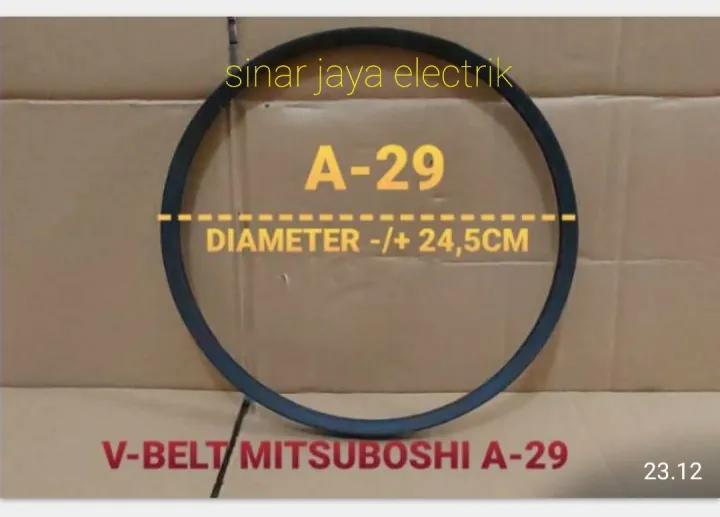 VANBELT MESIN CUCI MITSUBOSHI A-29 | Lazada Indonesia