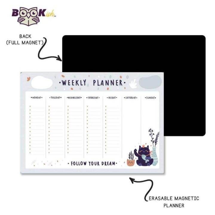 Magnetic Ref Whiteboard Weekly Planner | Erasable Ref Magnet | Lazada PH
