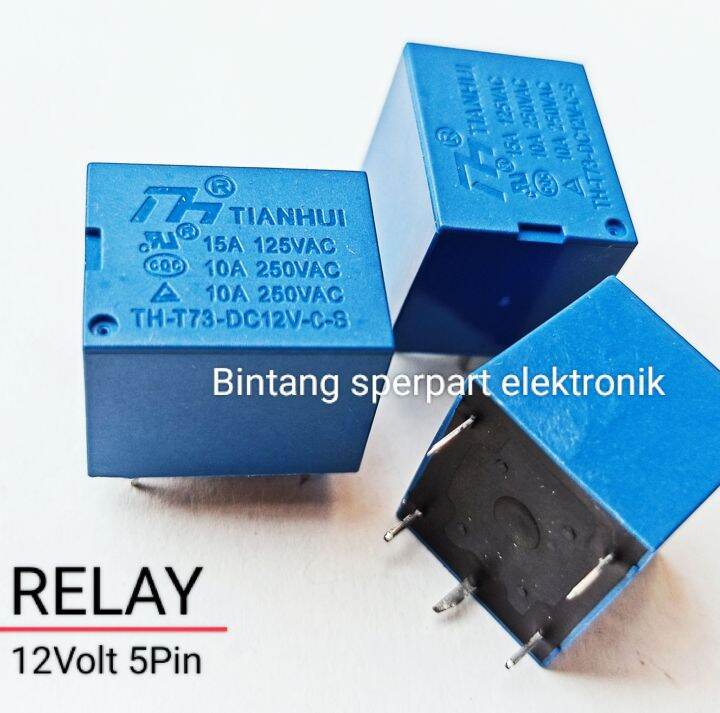 RELAY 12V 5 PIN RELAY 12 VOLT 5 KAKI RELAY 12VOLT 5PIN | Lazada Indonesia
