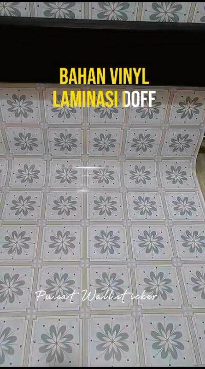 STIKER TEGEL STICKER LANTAI KERAMIK UBIN TILE WALL STICKER LANTAI RUMAH ...