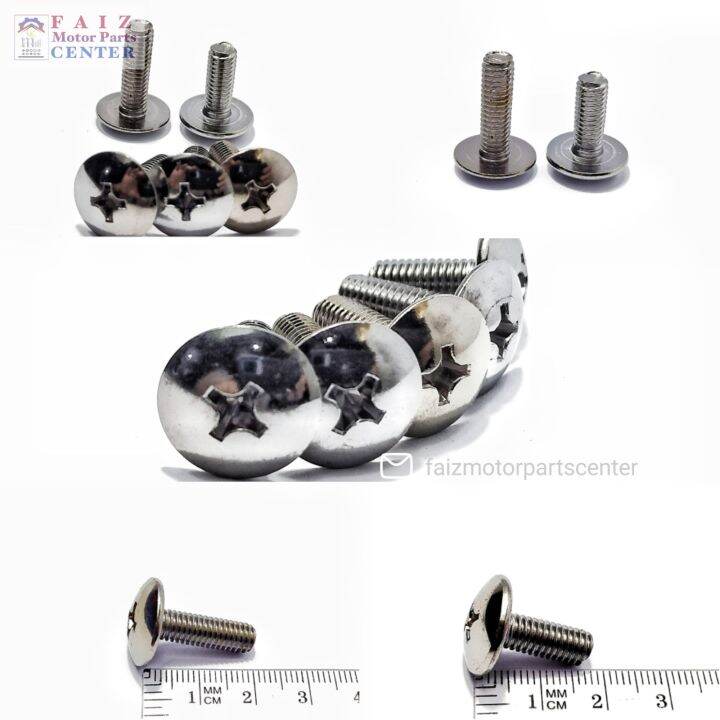 BODY BOLT (FLARING BOLT) SHORT/ LONG 6mm bolt diameter | Lazada PH