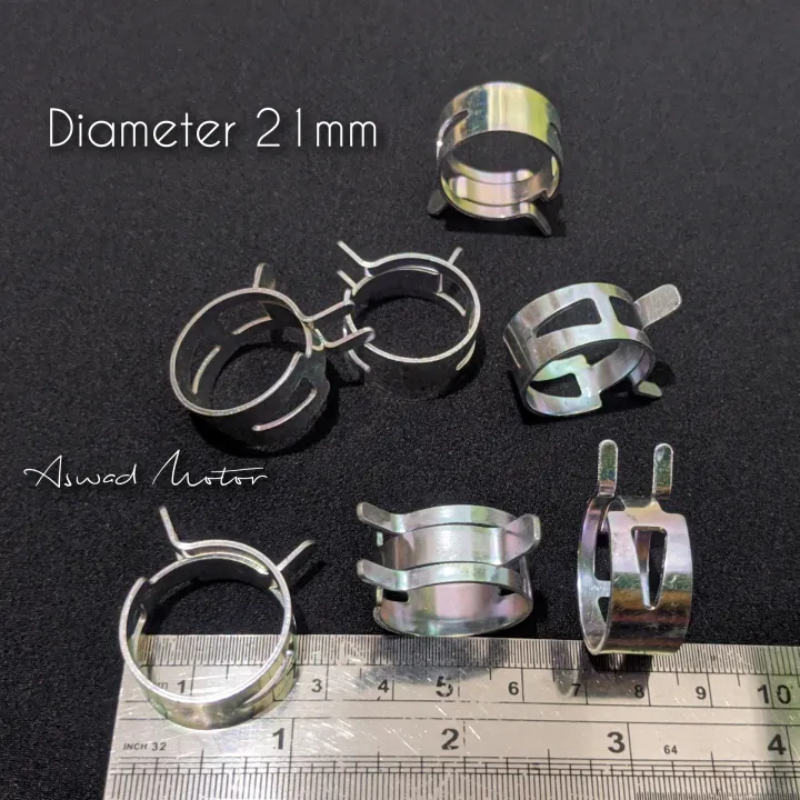 Kleman Selang Hawa Radiator / Klip Selang Bensin Universal Motor Mobil ...