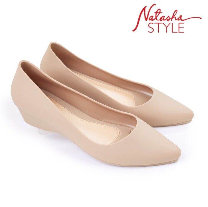 Natasha Ladies Shoes Clio Beige Wedge PVC NLS | Lazada PH