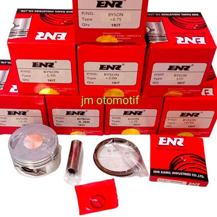 piston kit BYSON Os STD / 0.25 / 0.50 / 0.75 / 1.00 / 1.25 / 1.50 / 2. ...