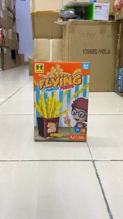 Mainan Anak FLYING FRENCH FRIES Family Game Board Game Kentang Terbang ...