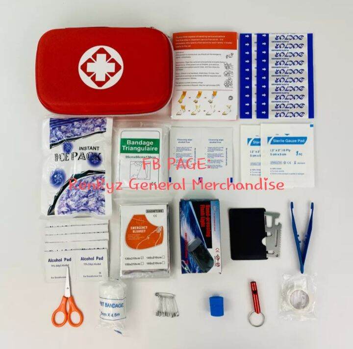 First Aid Kit Survival Kit Set 44pcs. | Lazada PH