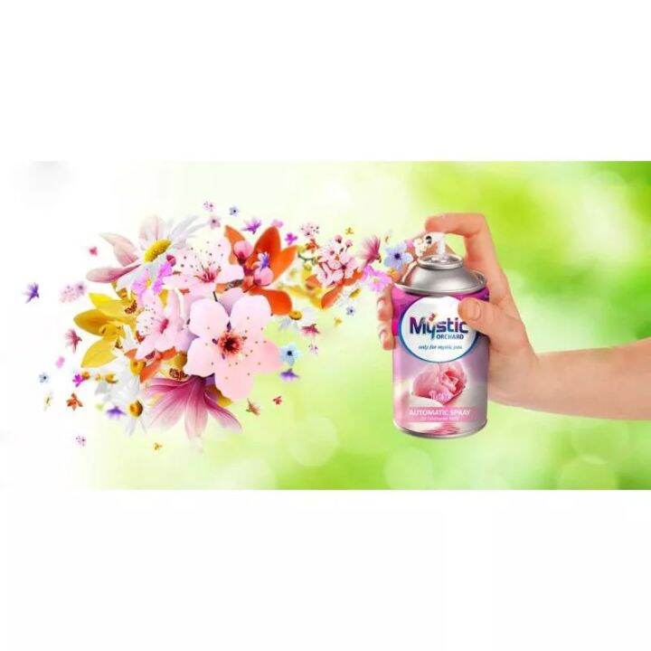 สเปรย์ปรับอากาศ Spray Mystic กลิ่นหอมสดชื่น สำหรับใส่เครื่องพ่น ...